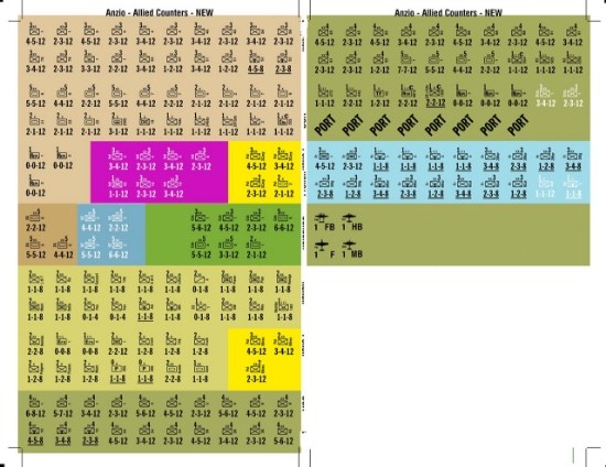 Camelot Games. D-Day Variant and Replacement Board Game Pieces