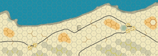 Camelot Games. Panzer Leader Blitz North Africa Desert Egypt Map Set