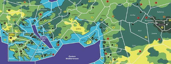 Camelot Games. Civilization 2 Player Variant Maps set of 4