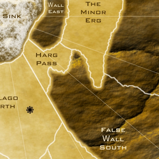 Camelot Games. Dune Game Map - New Artwork