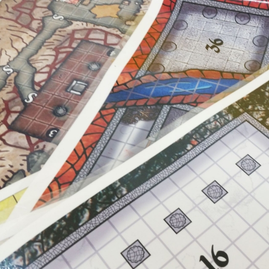 Camelot Games. Misc RPG Maps New & Used