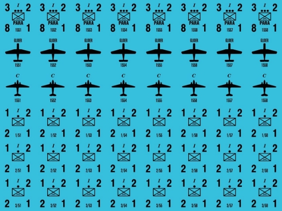 Camelot Games. Panzer Leader Blitz Custom Counters