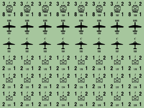 Camelot Games. Panzer Leader Blitz Custom Counters