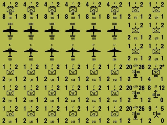 Camelot Games. Panzer Leader Blitz Custom Counters