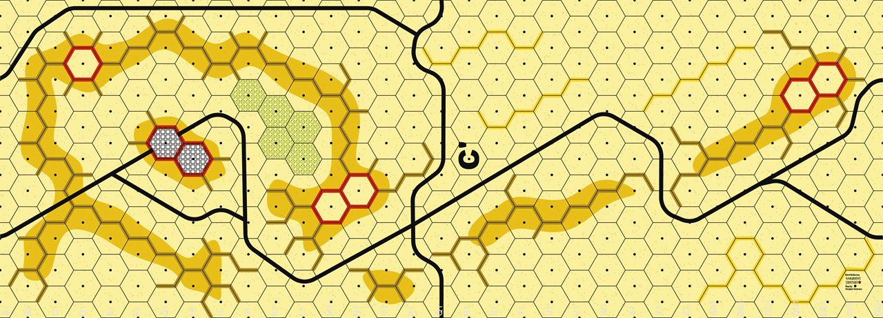 Camelot Games. Panzer Leader Imaginative Strategist Desert map set