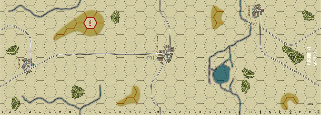 Camelot Games. Panzer Blitz Imaginative Strategist map set