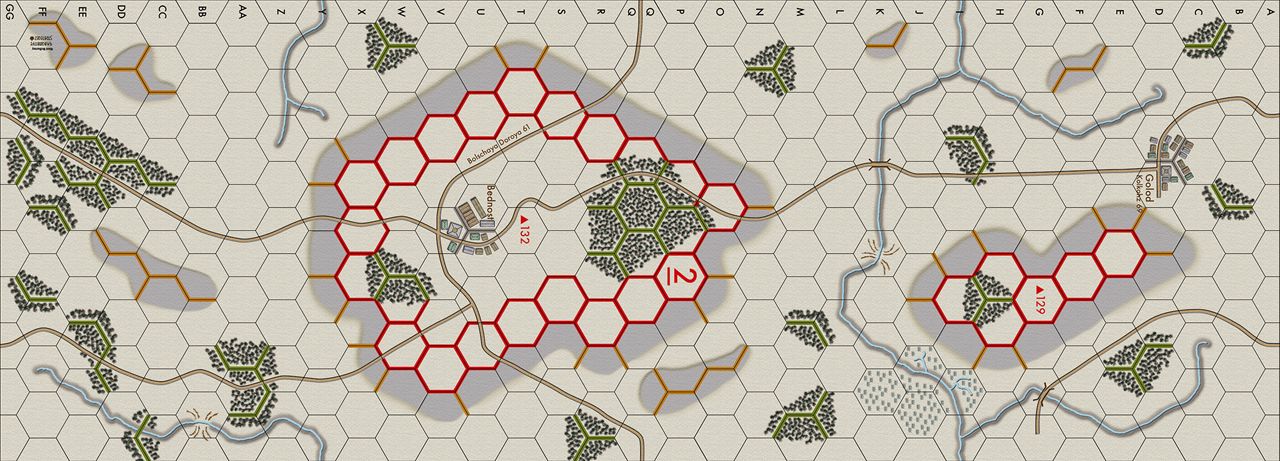 Camelot Games. Panzer Blitz Imaginative Strategist map set