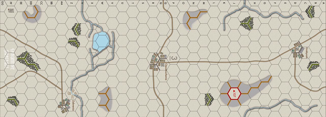 Camelot Games. Panzer Blitz Imaginative Strategist map set