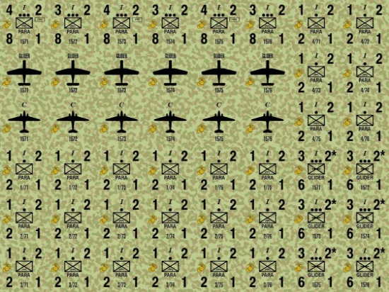 Camelot Games. Panzer Leader Blitz Custom Counters