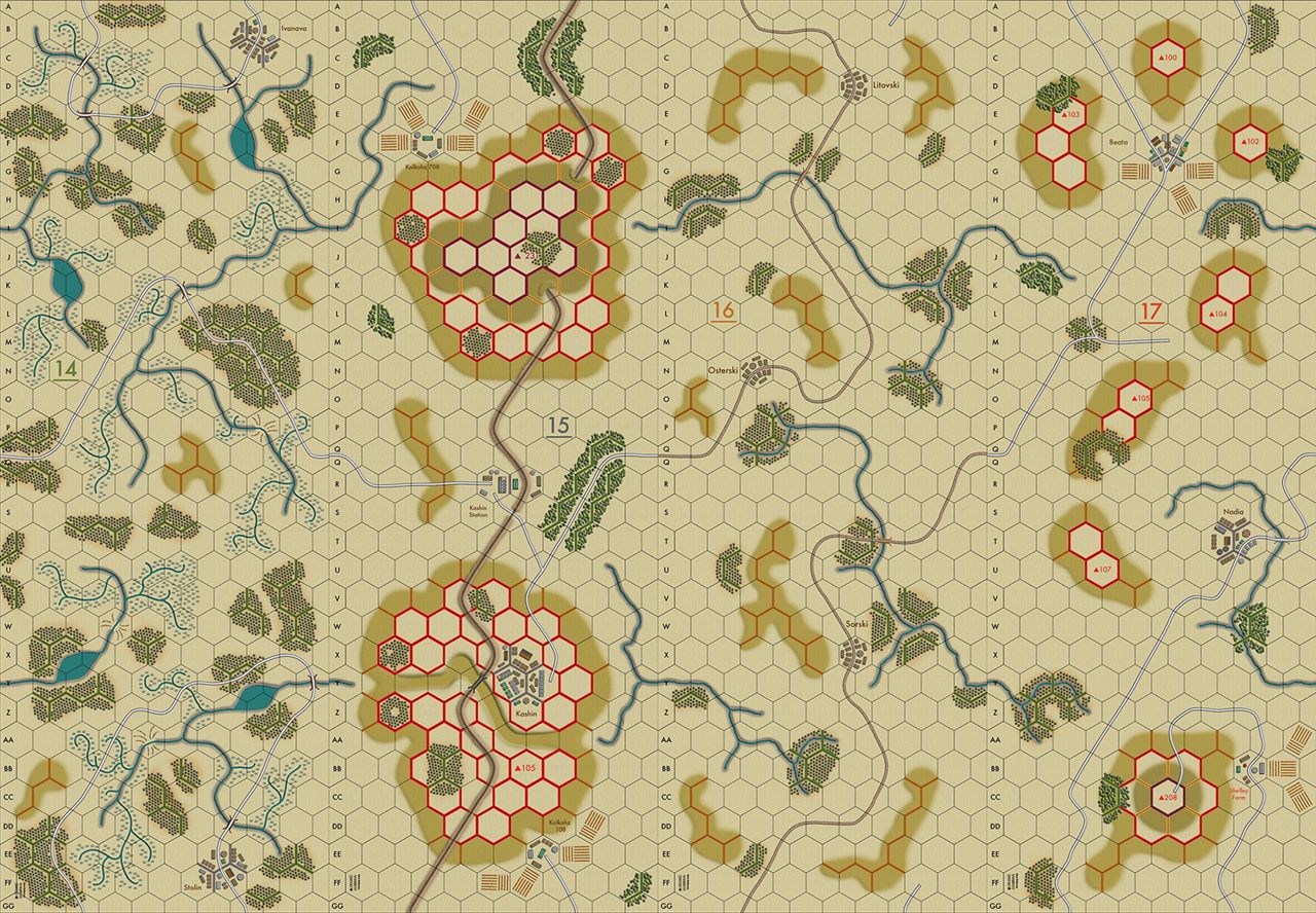 Camelot Games. Panzer Blitz Imaginative Strategist map set