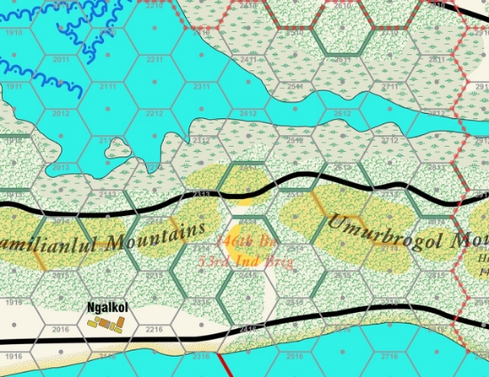 Camelot Games. Panzer Leader Blitz Peleliu Map