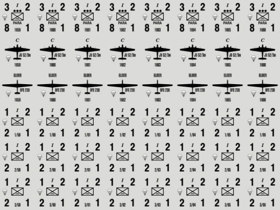 Camelot Games. Panzer Leader Blitz Custom Counters