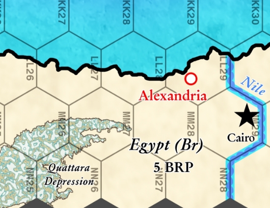 Camelot Games. Third Reich map 1 inch hexes 3R