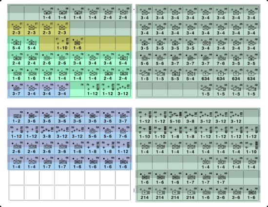 Camelot Games. BlitzWorld Complete Counter Set - 5/8in
