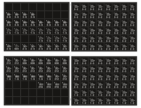 Camelot Games. BlitzWorld Complete Counter Set - 5/8in
