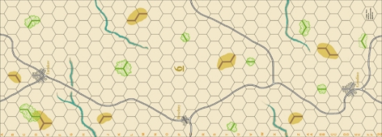 Camelot Games. Imaginative Strategist Panzer Leader Desert Map